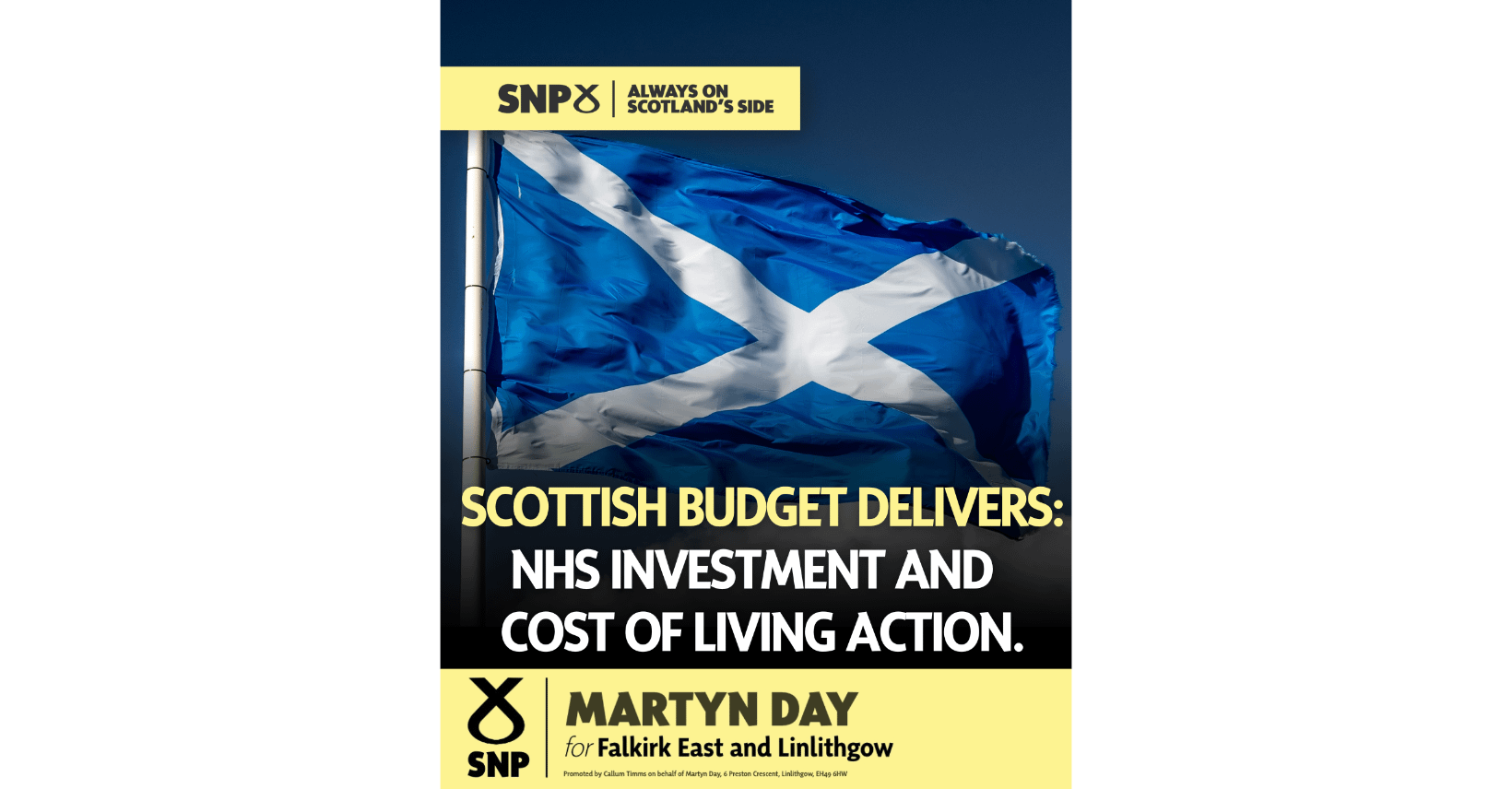 SNP Budget invests in NHS and cost of Living support