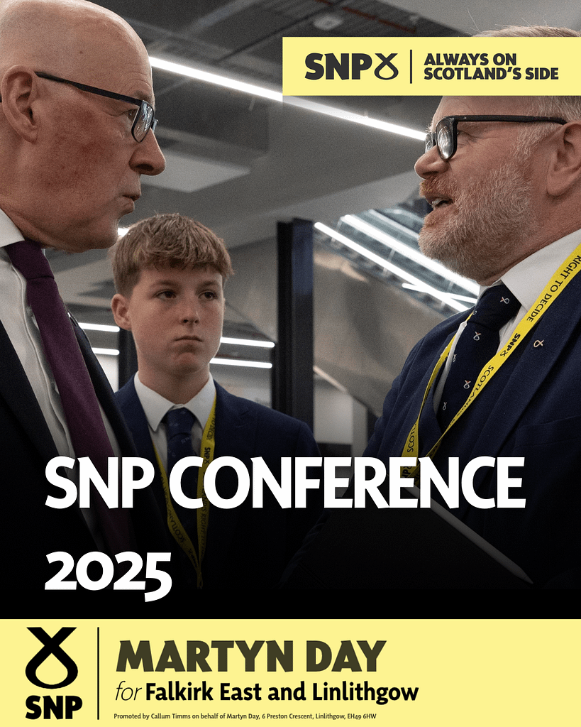 Martyn Day SNP candidate Falkirk East and Linlithgow 2026