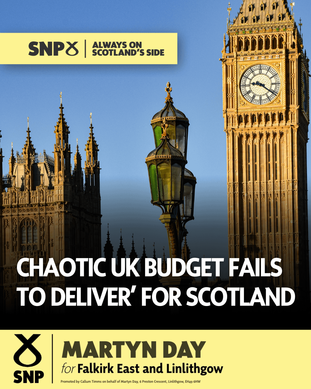 UK Budget Fails to Deliver for Scotland