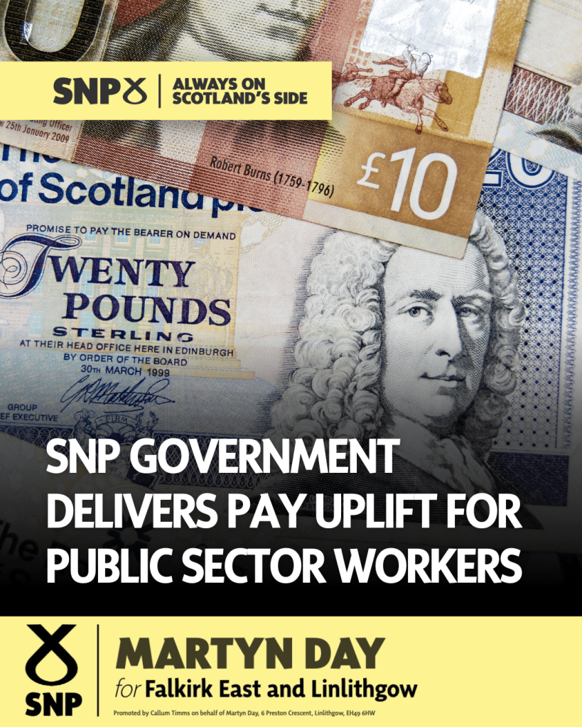 SNP Delivers Pay Rise for Scotland’s Public Sector Workers